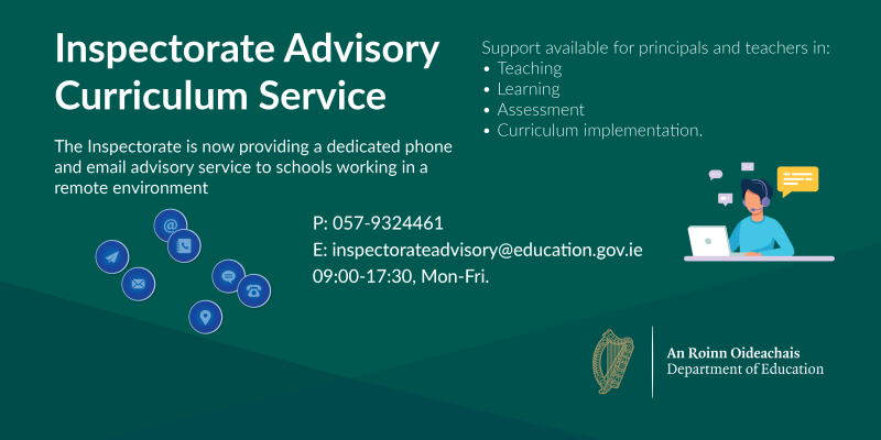 Department of Education’s Inspectorate have established an advisory ...